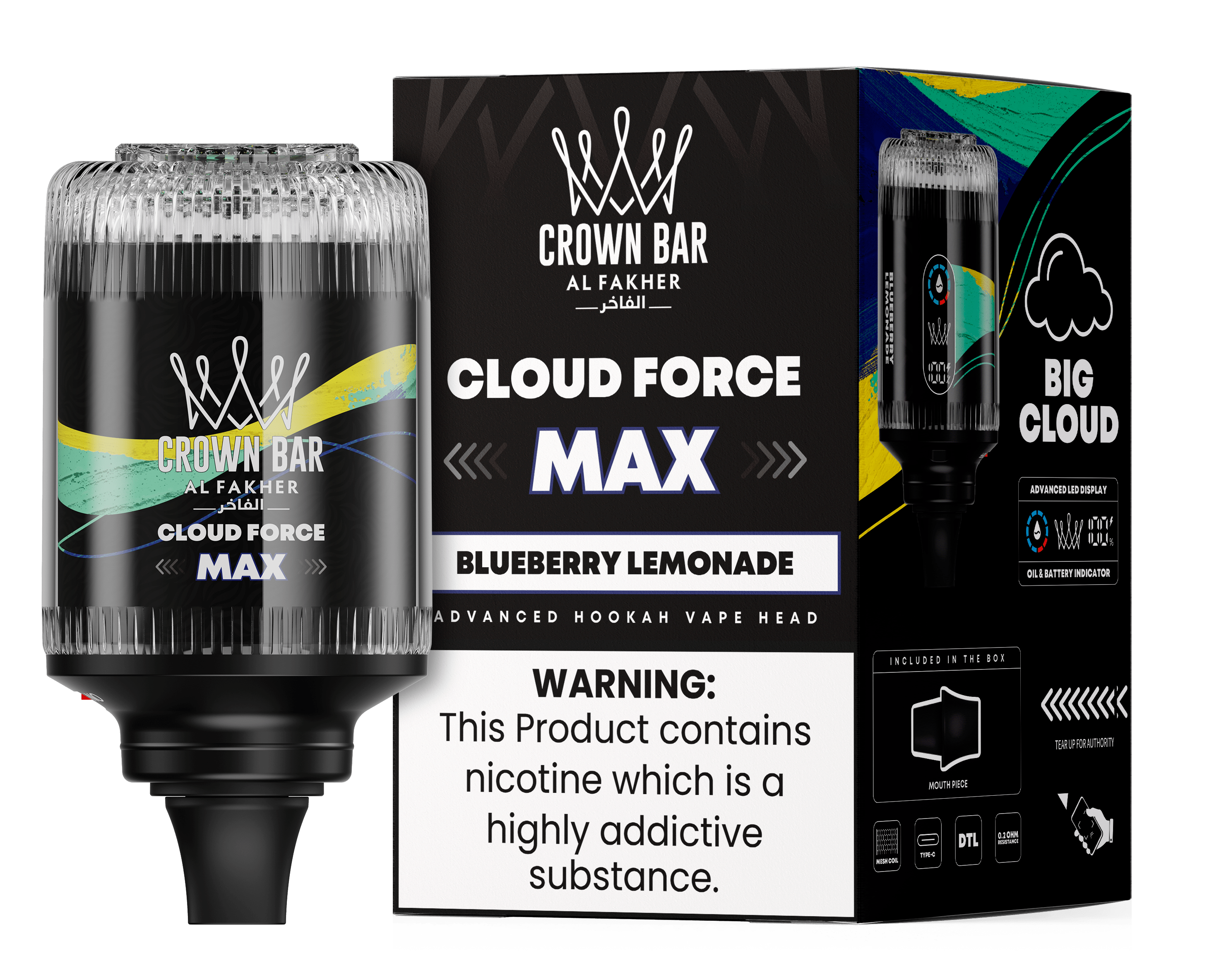Al Fakher Cloud Force Max | Advanced Hookah Vape Head