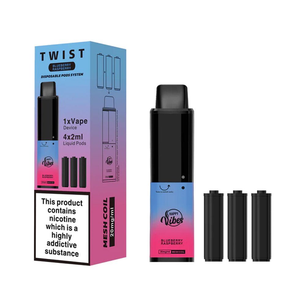 Happy Vibes Twist 2400 Puffs Disposable Vape